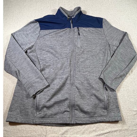 Orvis | Jackets & Coats | Orvis Mens Xl Blue Gray Zip Front Long Sleeve ...